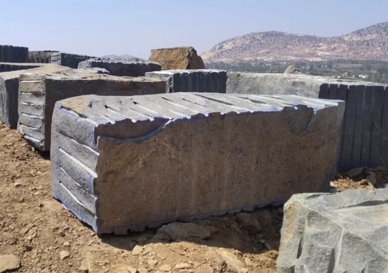Absolute Black Granite Rough Blocks Exporter from India
