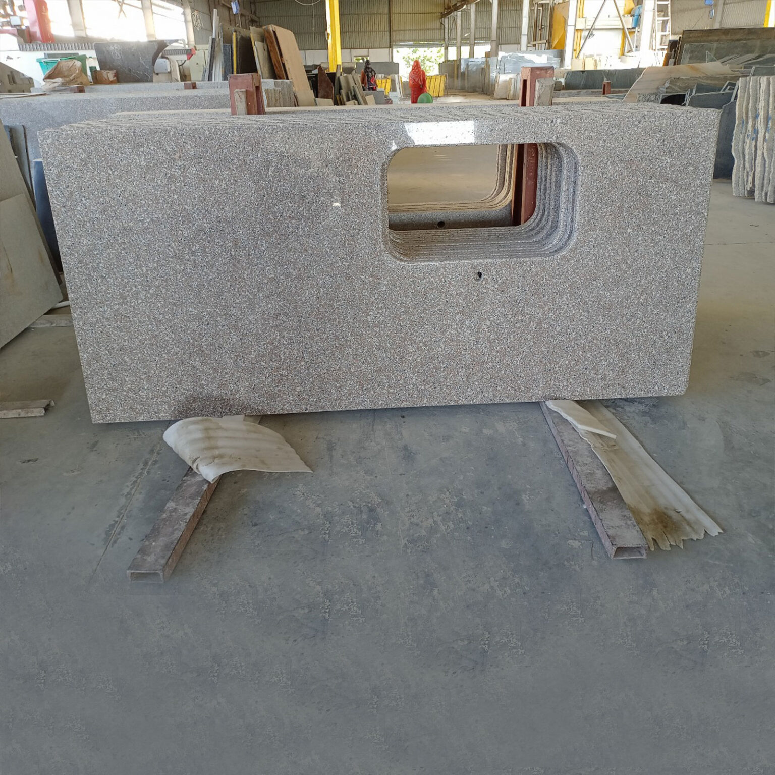 Chima Pink Granite Countertops by Regatta Granites India